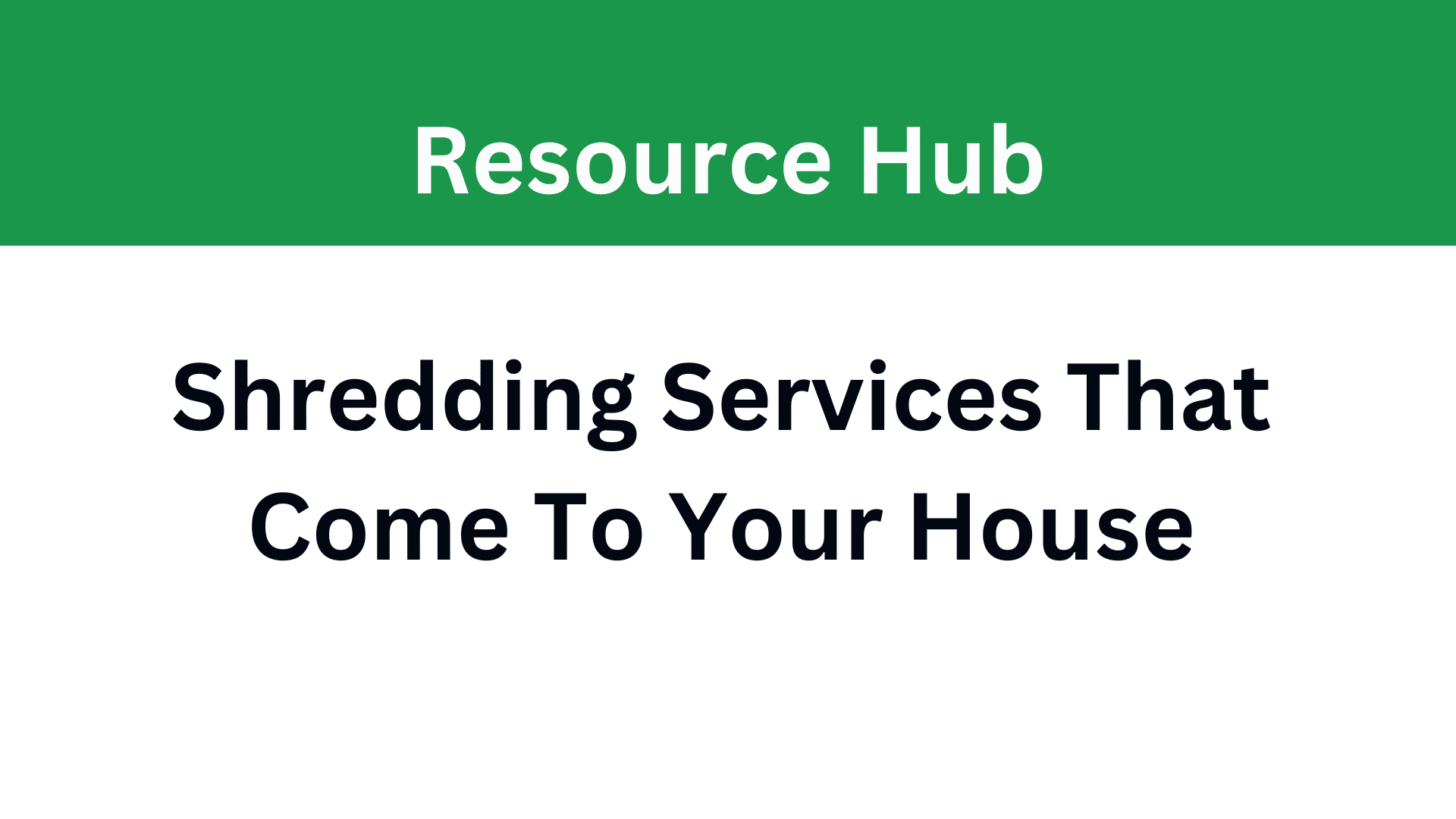 On-Site Document Shredding Services That Come To Your House - Mobile ...